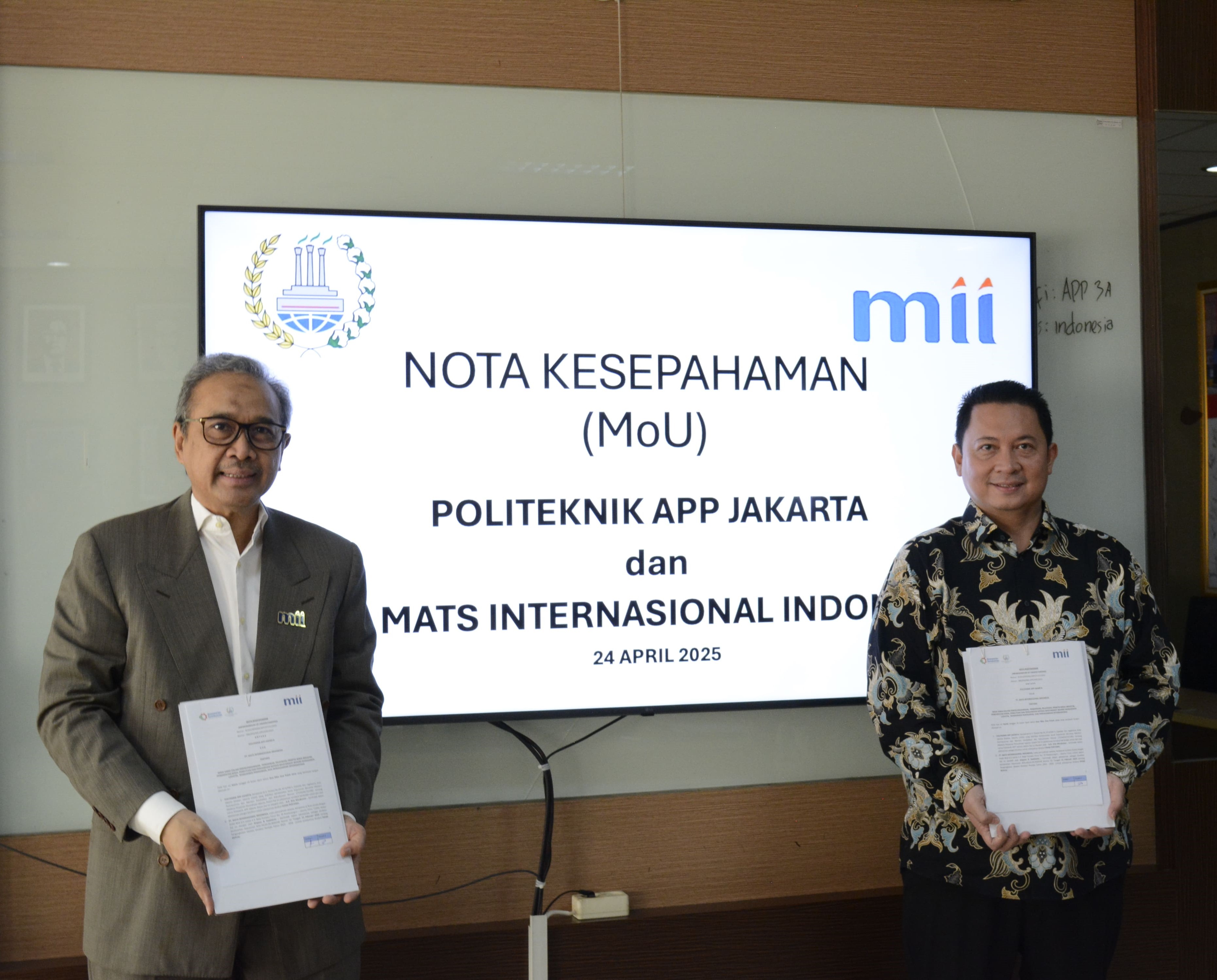 News - MII and APP Jakarta Sign MoU for Strategic Collaboration in Education, Research, and ...